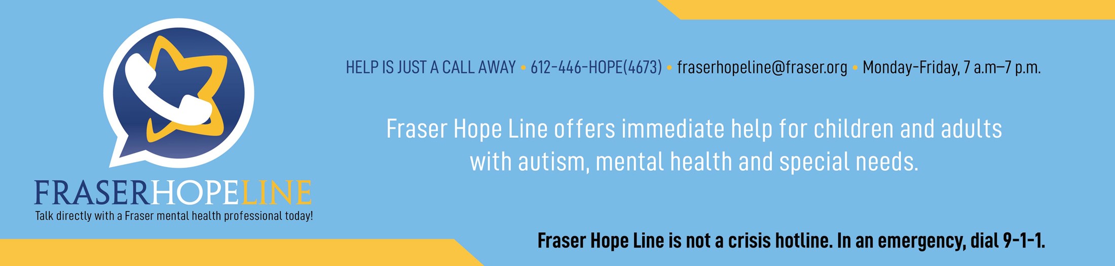 Fraser Hope Line Connects Individuals to a Mental Health Professional ...